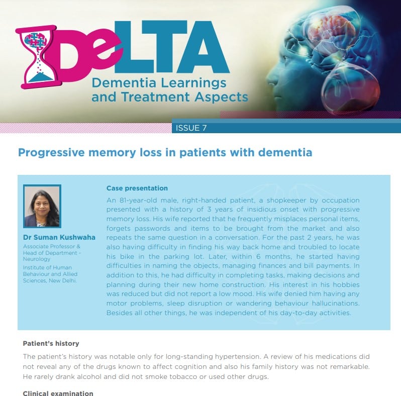 Dementia Learning and Treatment Aspects: Issue 7 - HI-Eisai ...