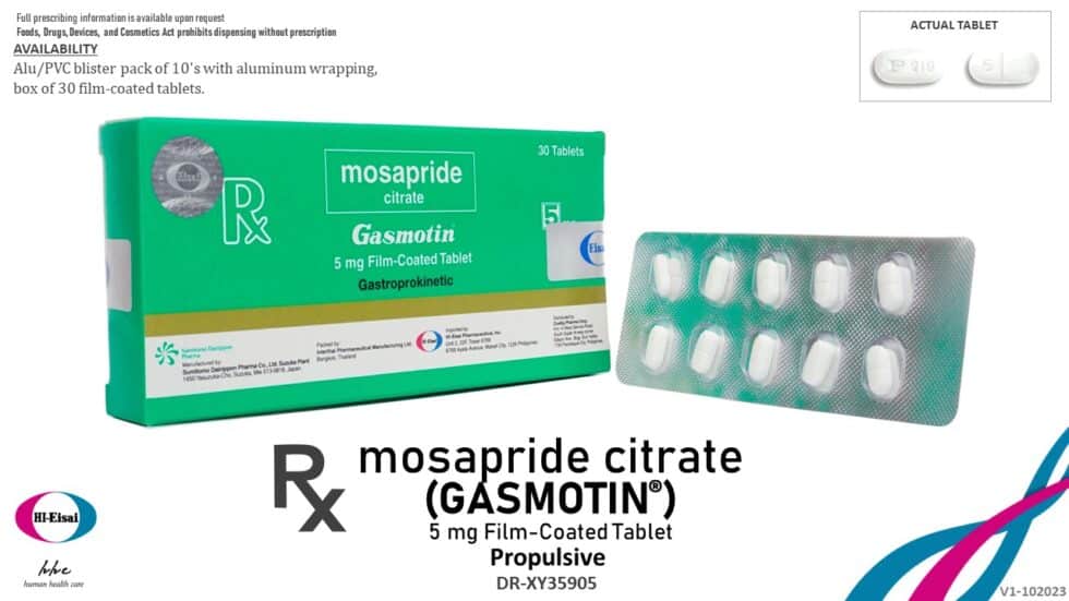 GASMOTIN 5mg Archives - HI-Eisai Pharmaceutical Inc.