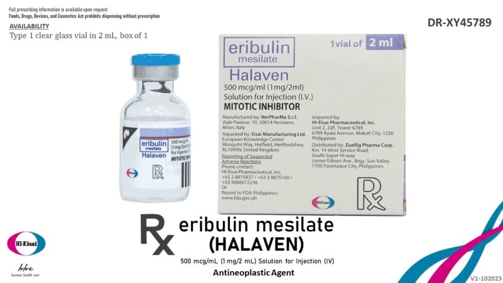 HALAVEN Solution for Inj 500mcg/mL Archives - HI-Eisai Pharmaceutical Inc.